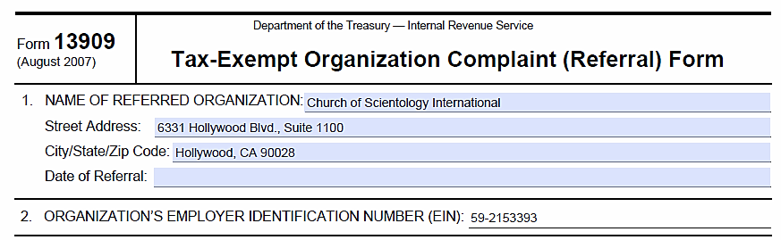 How to Easily File a Formal Online Complaint Against Scientology with ...